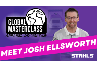 Blog - Meet Stahls Heat Printing Expert Josh Ellsworth at The Global Masterclass