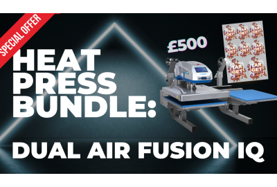 Hotronix Dual Air Fusion IQ & Transfer Credit Bundle