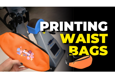 How To Heat Print Waist Bags, Bum Bags and Fanny Packs