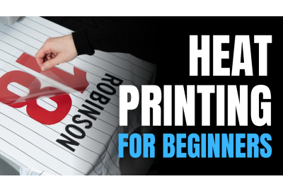 Heat Printing for Beginners using Custom Heat Transfers