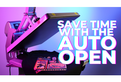 Multi-Task with the Auto Open Heat Press Range