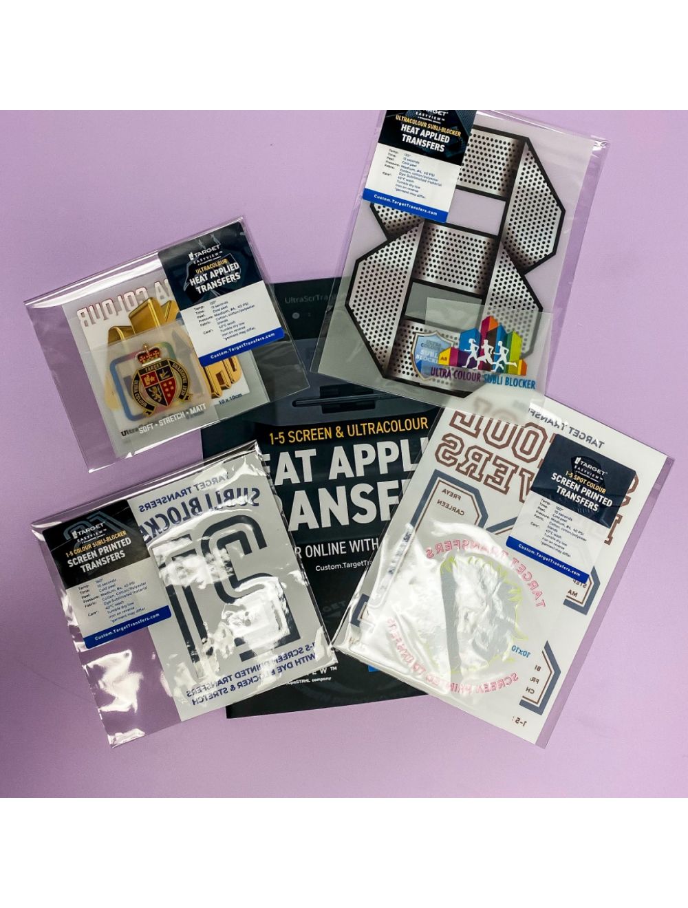 Custom Heat Transfer Sample Pack