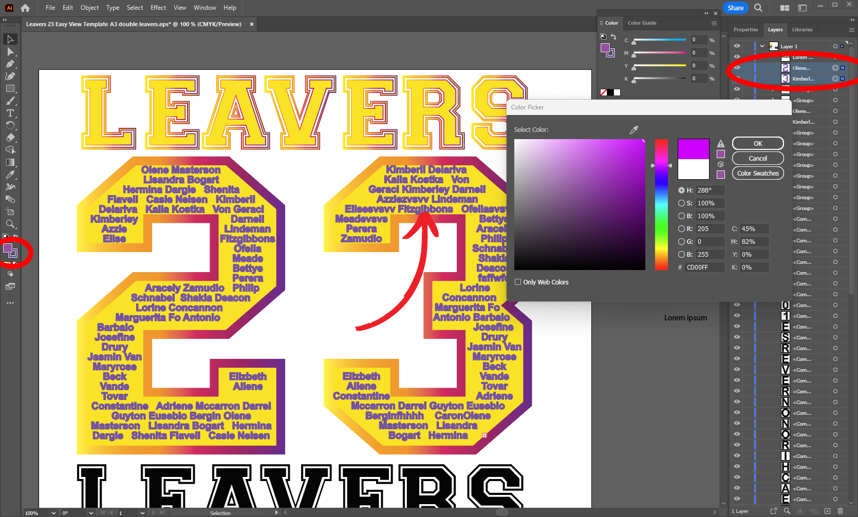Blog - How to create gradient full colour Leavers transfer designs