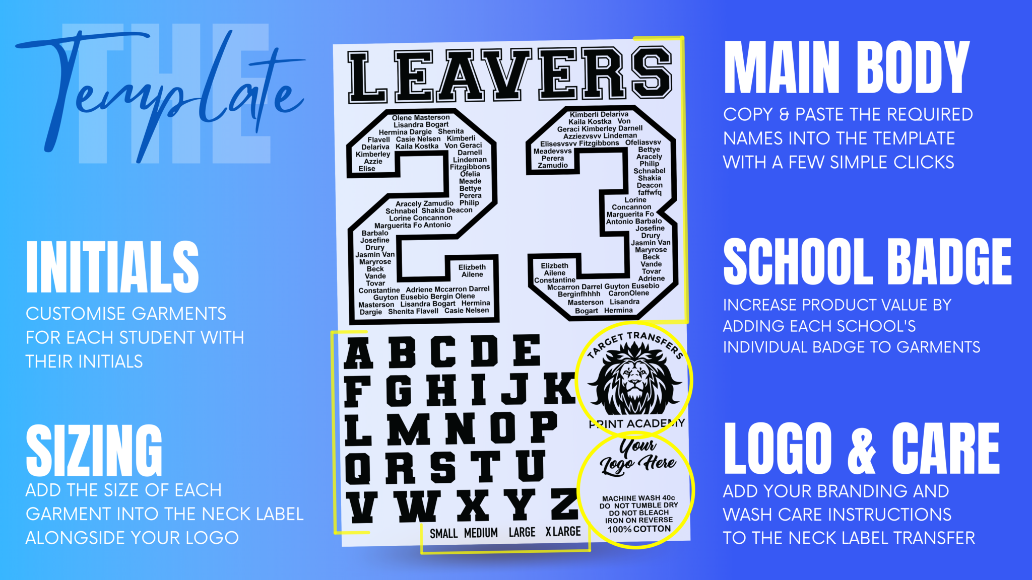Blog - HOW TO: Order Leavers heat transfers online
