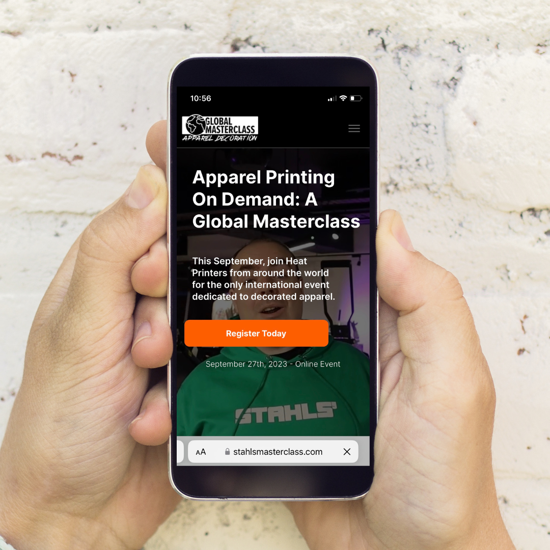 What to Expect at the Stahls Global Masterclass for Apparel Decoration